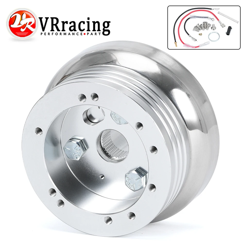 5-6-Hole-Car-Automobile-Steering-Wheel-Hub-Adapter-Polished-Short-Hub ...