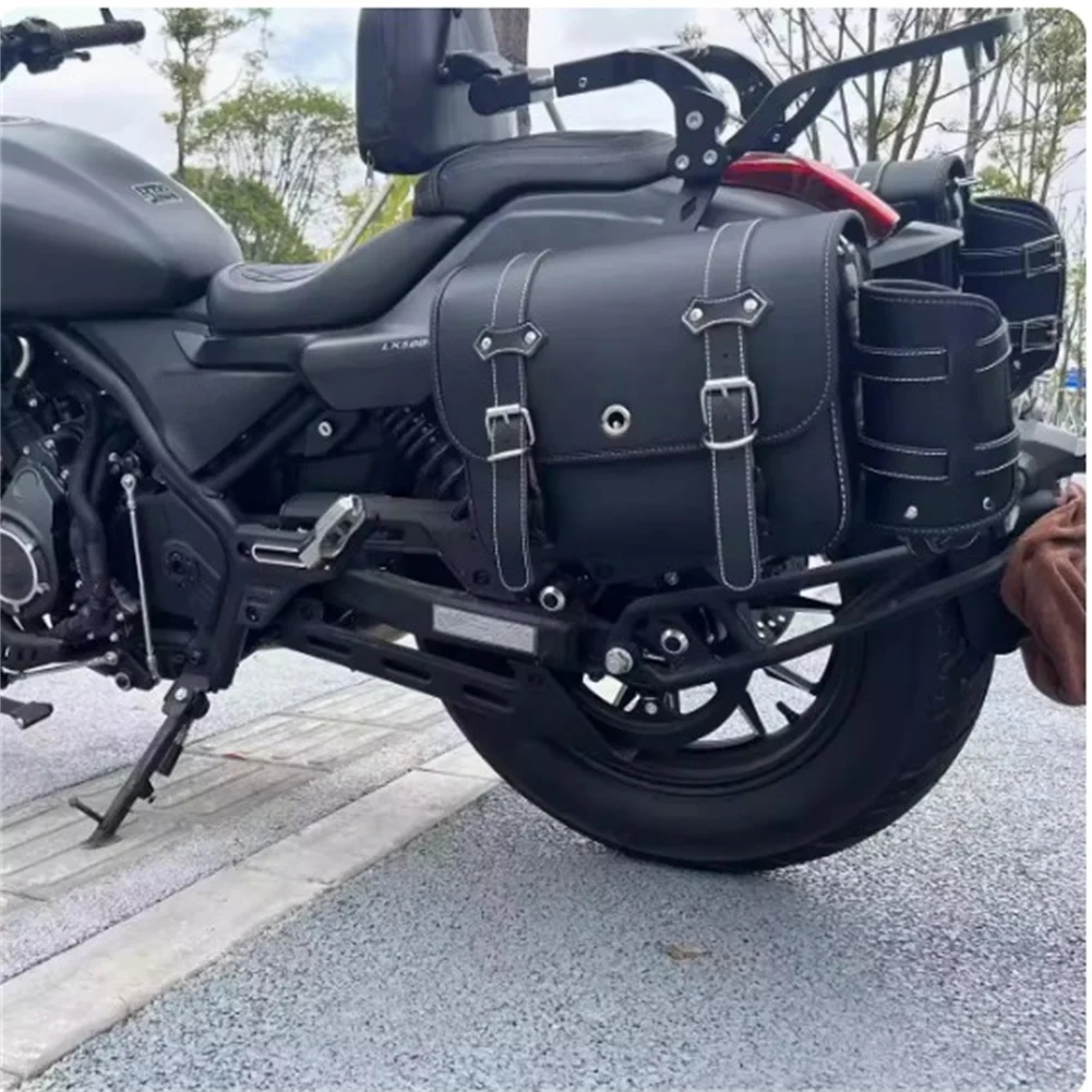 FOR-Cfmoto-450CLC-450-CLC-Motorcycle-Side-Saddle-Bag-with-Mounting ...