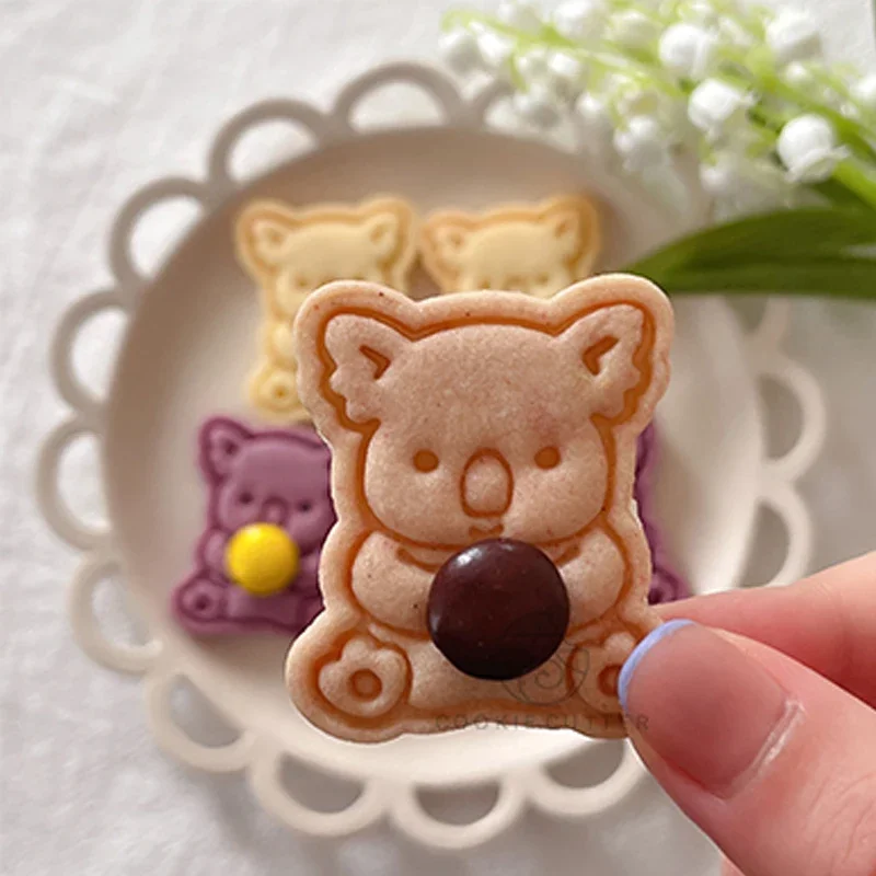3D-Cartoon-Koala-Pattern-Cookie-Embosser-Mold-Cute-Animal-Fondant ...