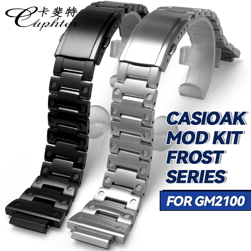 Steel Bracelet Casio Gm2100 | Casio Mod Stainless Steel | Casioak Metal ...