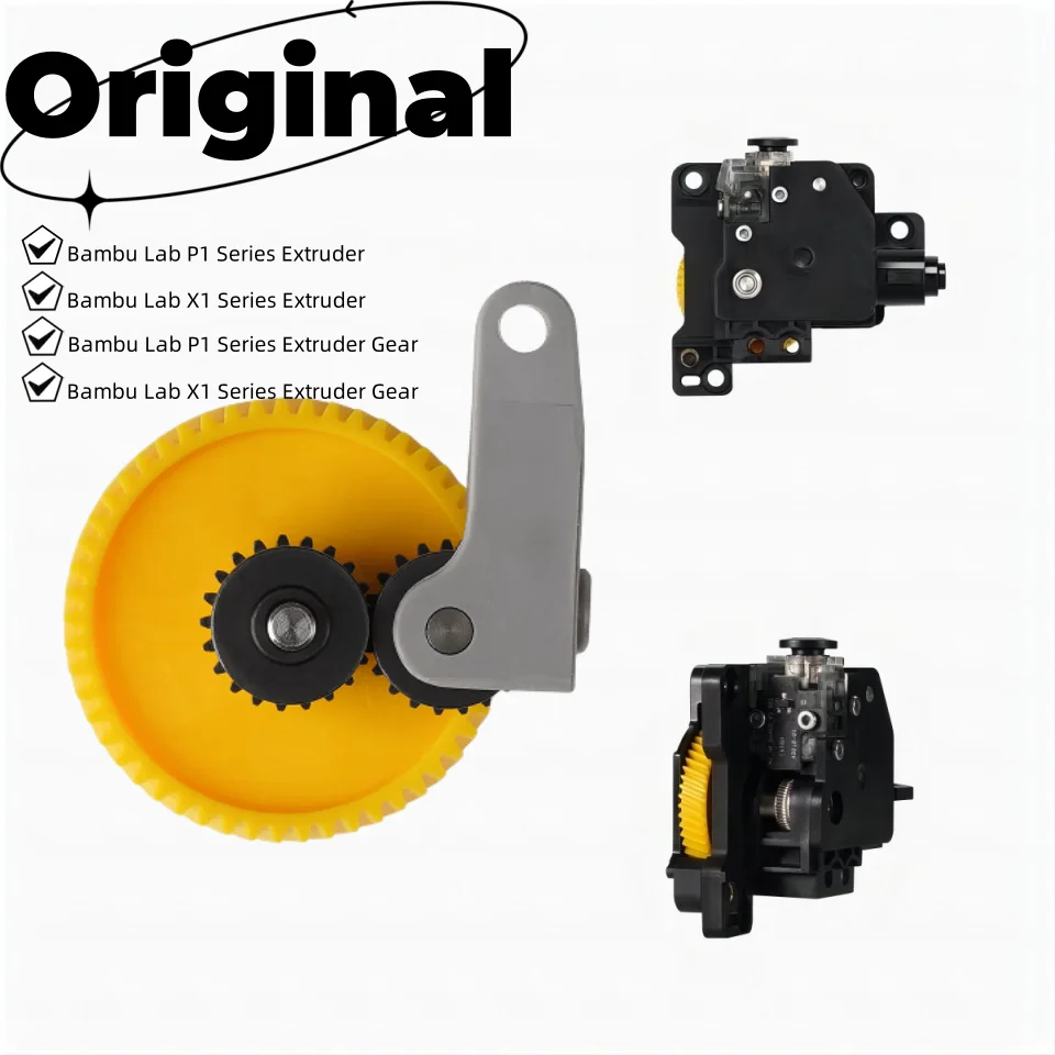 Original-Bambu-Lab-X1-P1-Series-3D-Printer-Extruder-Extruder-Gear ...