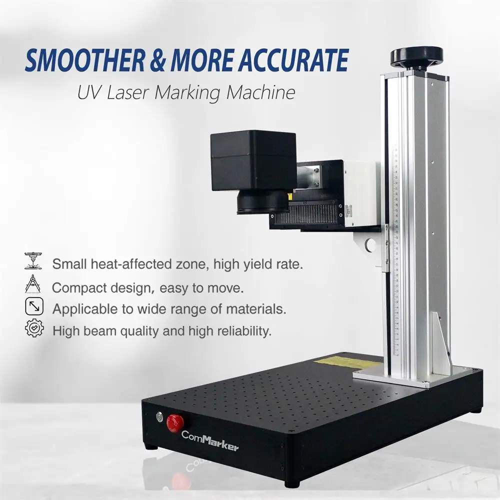 ComMarker-UV-Laser-Marking-Machine-5W-3W-Desktop-Laser-Engraving-Machine-Air-cooling-Metal-Glass ...