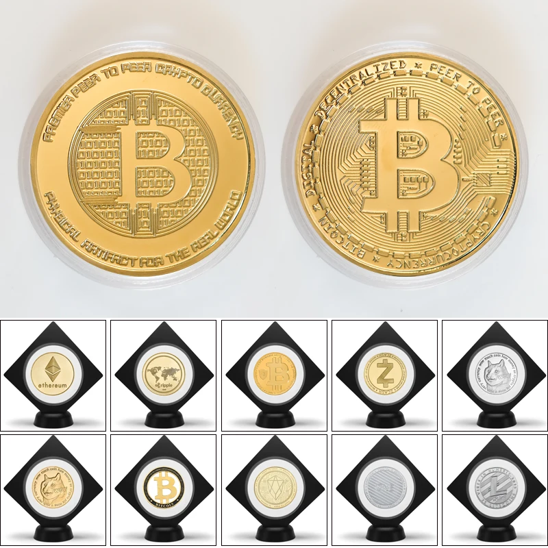 Moneda-de-Bitcoin-chapada-en-oro-colecci-n-de-monedas-conmemorativas ...