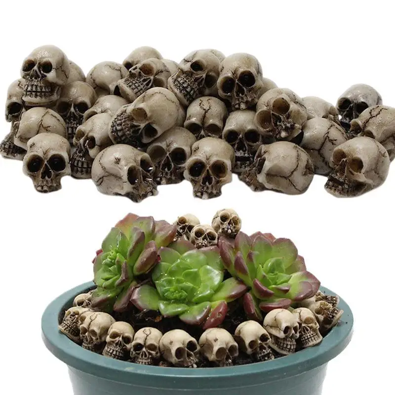 Small Skulls Neorosiri Halloween Skeletons Plastic Realistic Fake ...