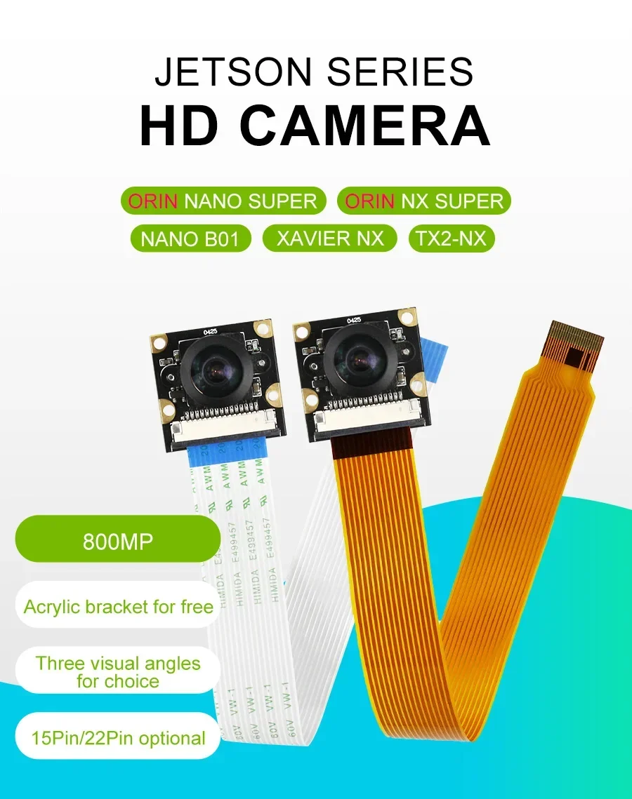 Jetson Nano Nano B01/Orin/Xavier NX/SUPER Camera 8MP IMX219 with CSI ...