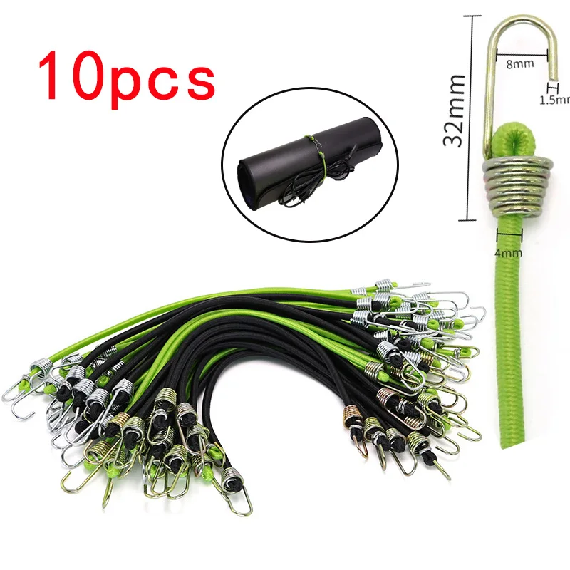 6-10Pcs-Heavy-duty-rope-elastic-bungee-cord-Luggage-bundle-Elastic ...