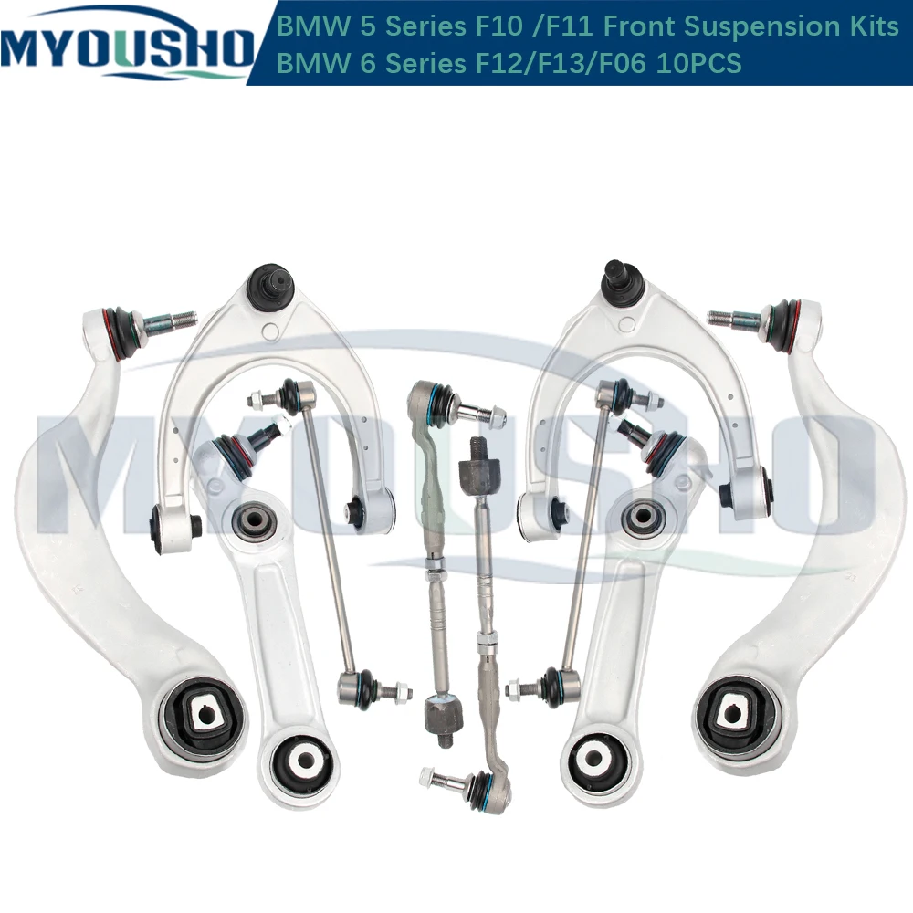 Myousho-10pcs-Front-Suspension-Control-Arm-Stabilizer-Link-Tie-Rod-End ...