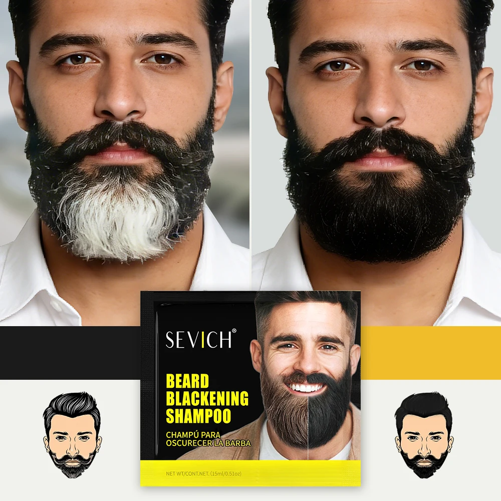 Natural Beard Hair Dye Shampoo Portable - Beard Boss