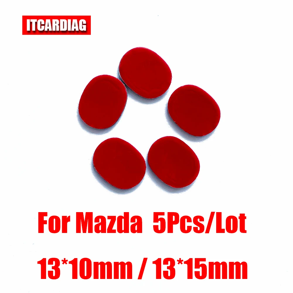 5Pcs 15*13mm 13*10 mm Car Key Shell Sticker Logo For Mazda Emblem Badge ...