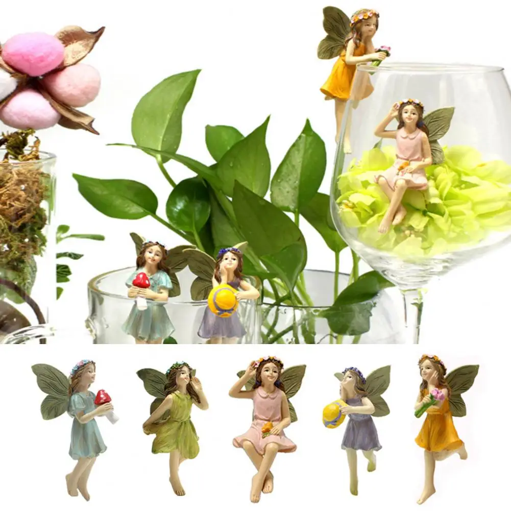 Figuritas-decorativas-de-5-piezas-figuritas-de-hadas-de-jard-n-ligeras ...
