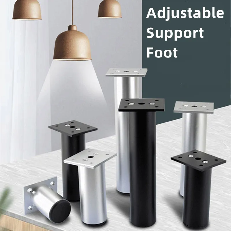 1Pcs-Adjustable-Cabinet-Foot-6-30cm-Height-Aluminum-Alloy-Furniture ...