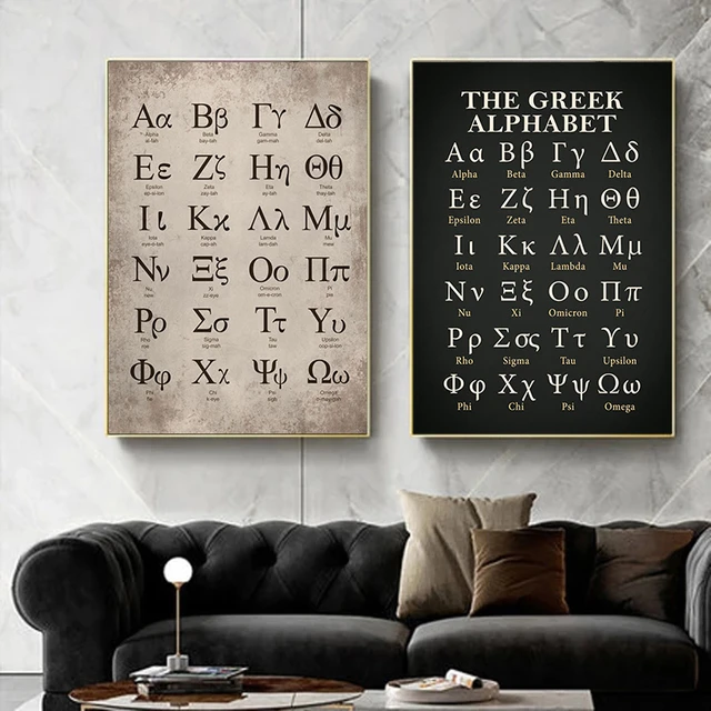 Greek Math Table
