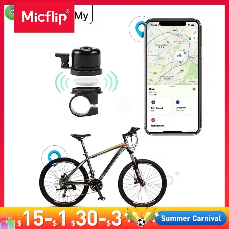 Smart-Tag-Bicycle-Bell-Tracker-Gps-Finder-Anti-Theft-Locator-for-Apple ...