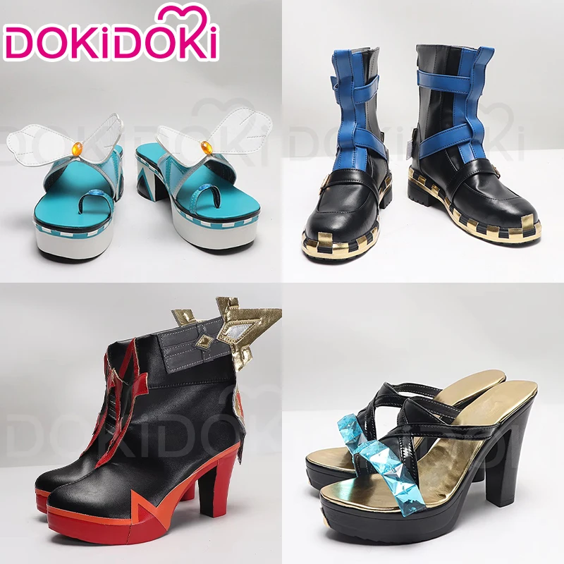 Mabuika-Xilonen-Mualani-Kinich-zapatos-Genshin-Impact-Cosplay-DokiDoki ...