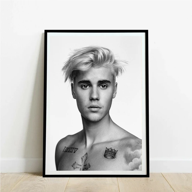 Justin Bieber Black And White Photoshoot