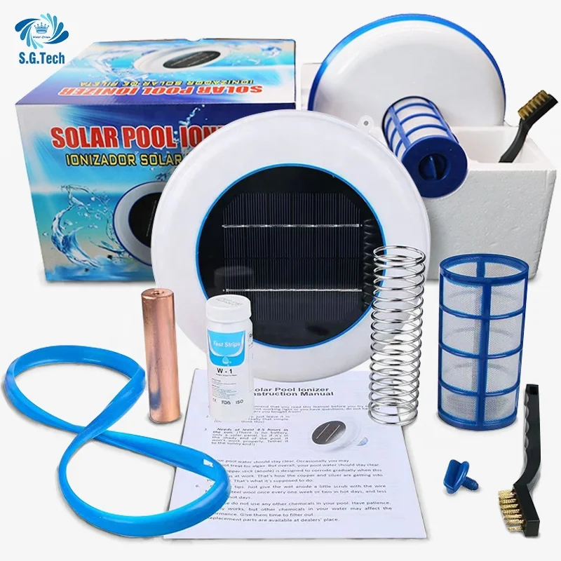 2024-High-Quality-Swimming-Pool-Solar-Ionizer-Pool-Floating-Water ...