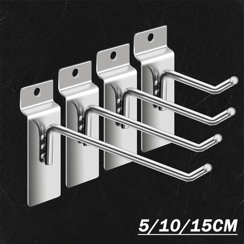 40PCS-Slat-Wall-Hooks-Heavy-Duty-Utility-Hooks-Grid-Metal-Slat-Shelves ...