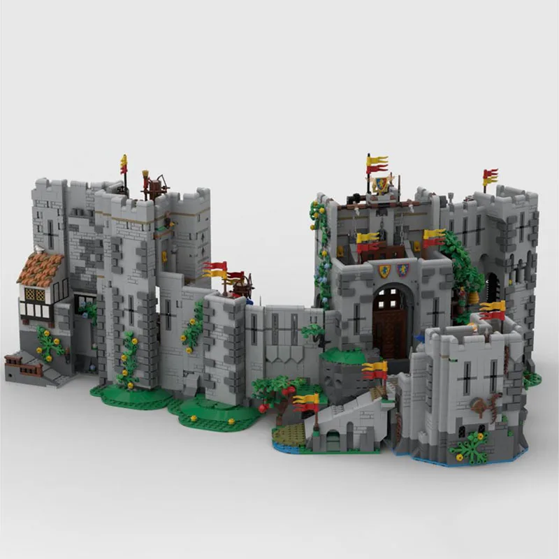 6603-PCS-NEW-MOC-Building-blocks-Lion-King-Lion-castle-shield-Retro ...