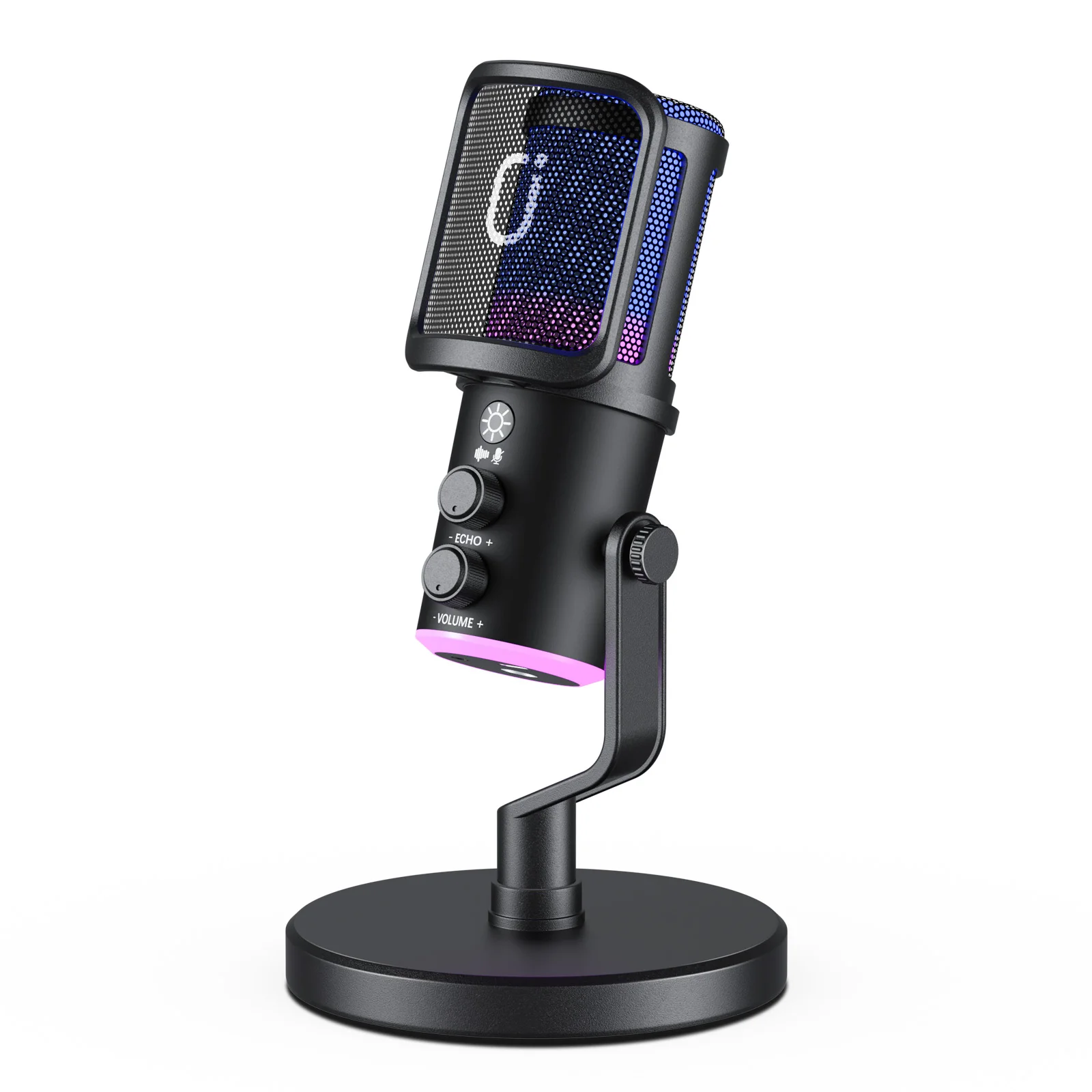 USB/XLR Dynamic Microphone for Podcast Recording, PC Computer Gaming ...