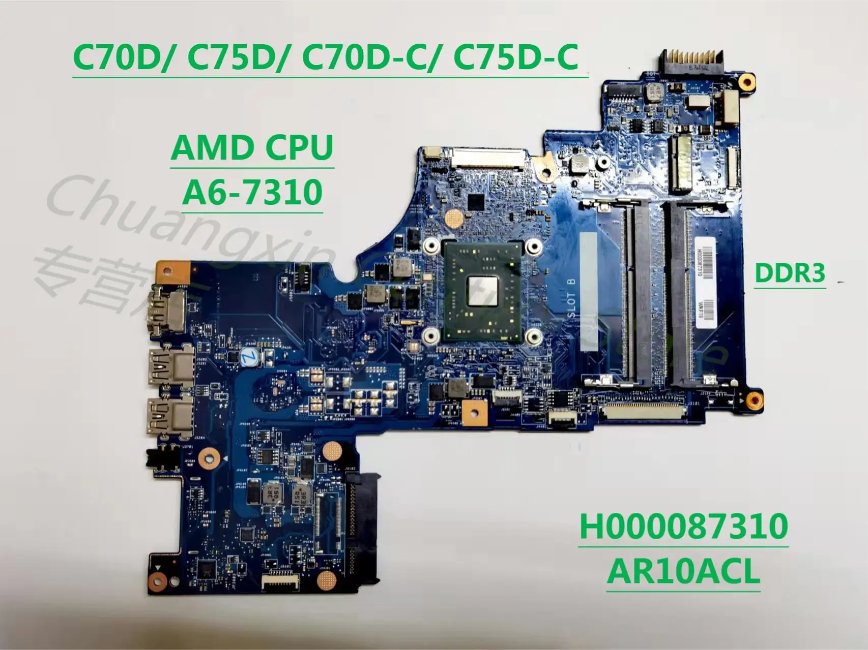 Mainboard-H000087310-AR10ACL-is-used-for-Toshiba-notebook-computer-C70D ...