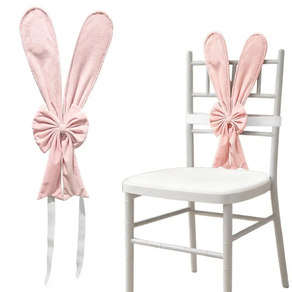 Rabbit Ears Chair Wrap Chair Cover Pink Easter Bunny Ear Chair Back ...