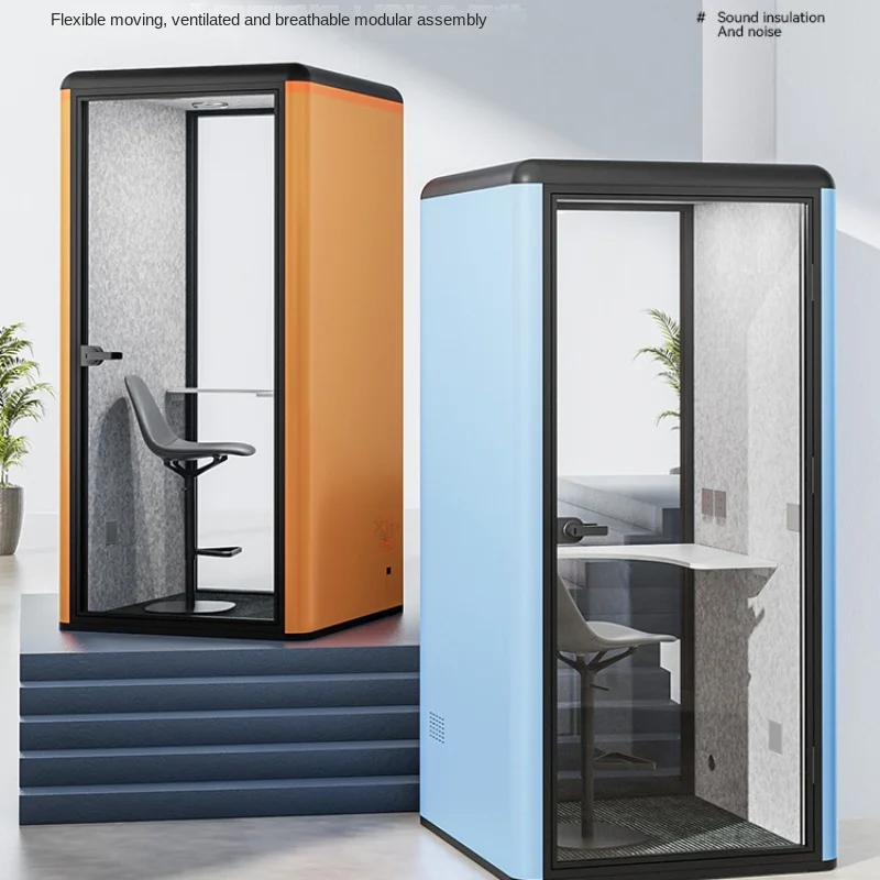 Zc-Movable-Telephone-Booth-Soundproof-Room-Home-Live-Studio-Recording ...
