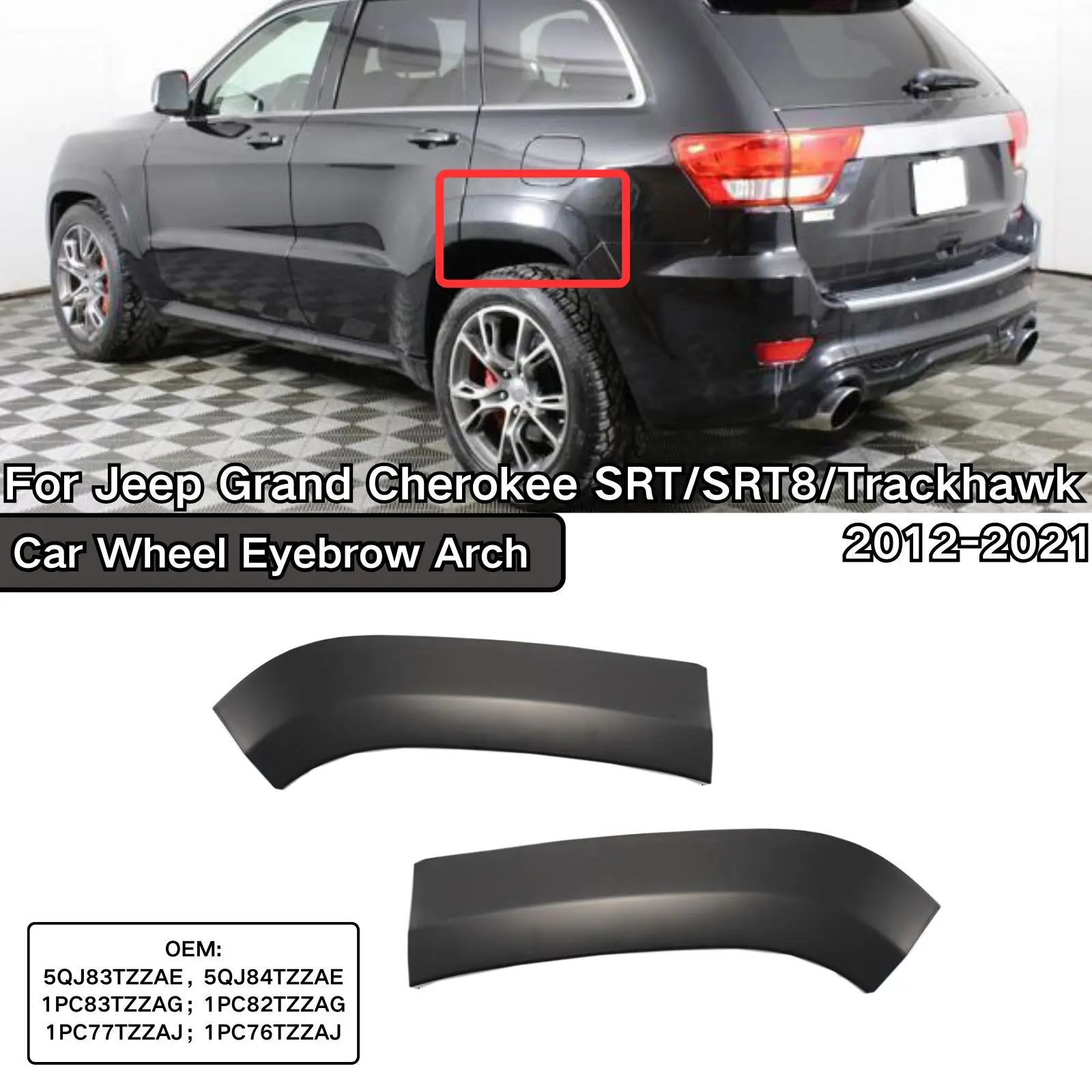 For Jeep Grand Cherokee SRT/SRT8/Trackhawk/High Altitude/Summit 2012 ...
