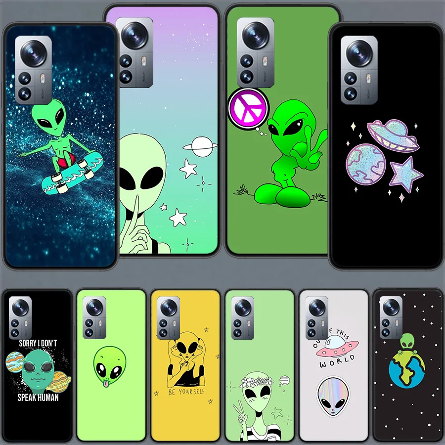 Funda-de-tel-fono-con-dise-o-de-Alien-Space-para-Xiaomi-carcasa-bonita ...