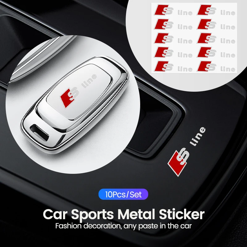 10PCS-Car-Styling-Sticker-Aluminum-Badge-Decoration-Accessories-for ...