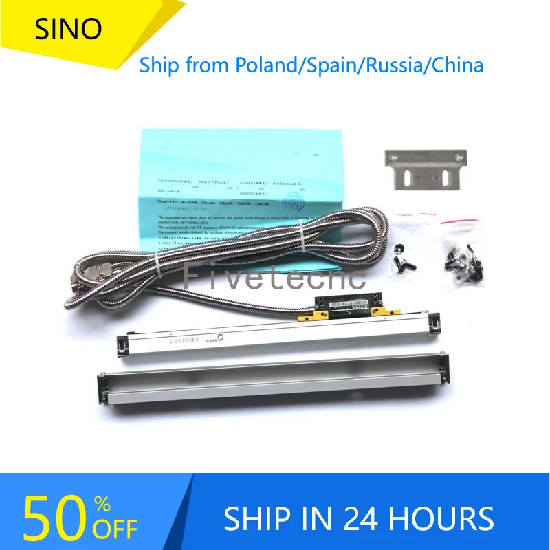 Sino KA500 420 470 520 570mm Original Sino slim linear scale arrow linear encoder 5um resolution ...