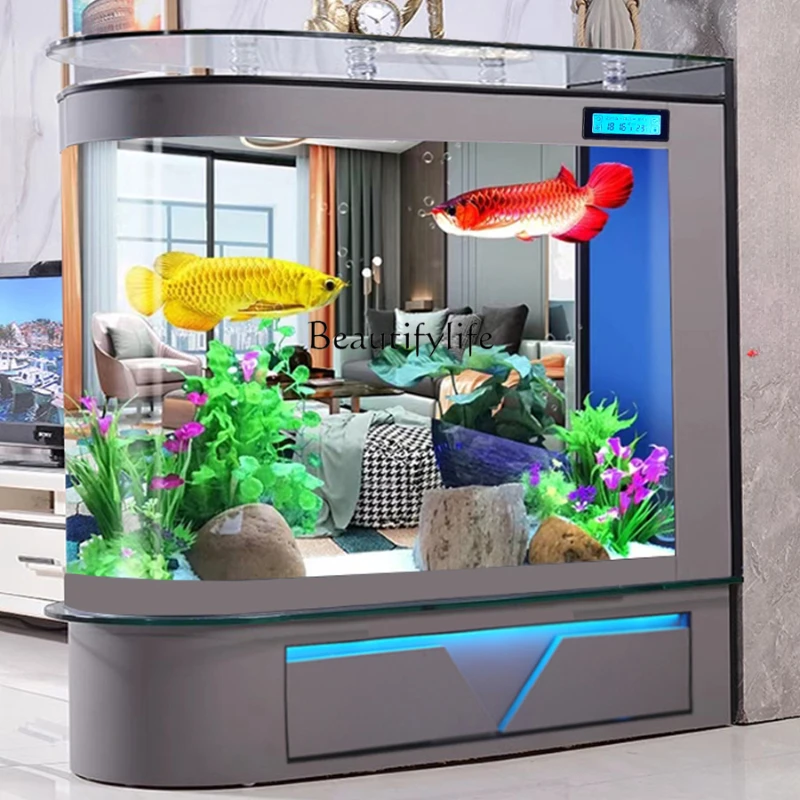 Affordable-Luxury-Style-New-Fish-Tank-Living-Room-Home-Advanced-Large ...