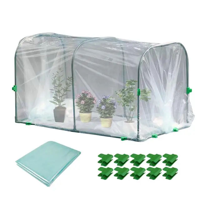 Mini Greenhouse For Plants Portable Cold-Proof Plant Protector Cover ...