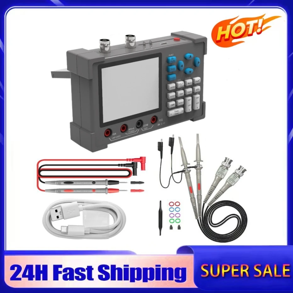 ZEEWEII-DSO3D12-3-2-Inch-Desktop-Digital-Oscilloscope-120M-Bandwidth ...