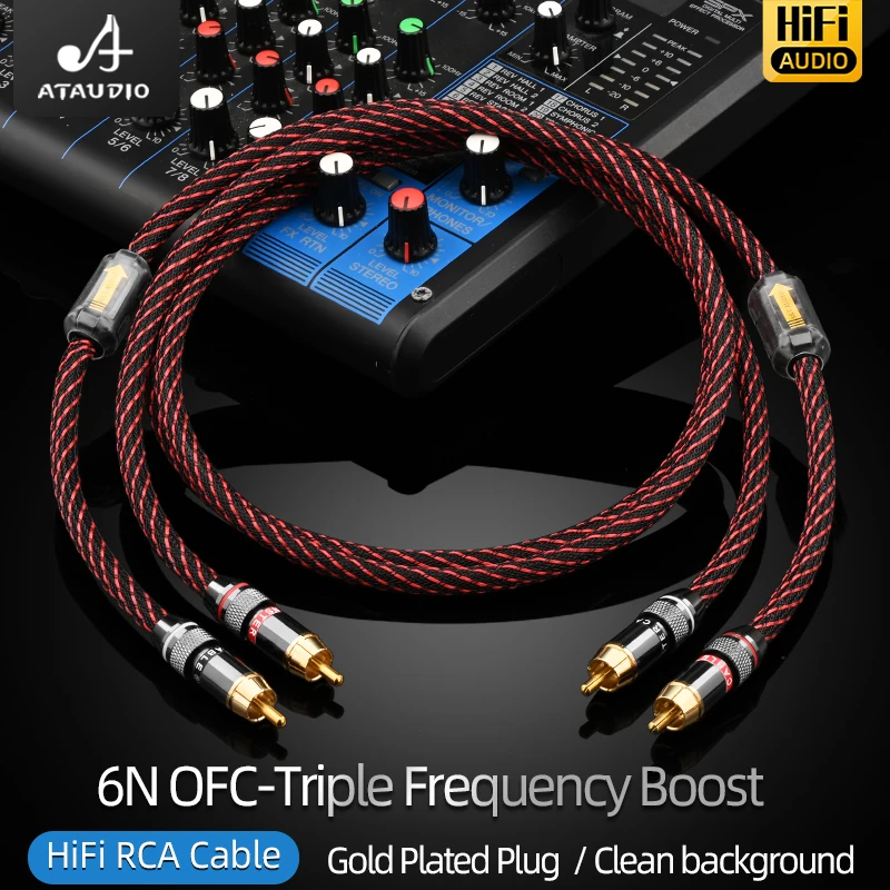 Canare-HiFi-RCA-Audio-Cable-High-end-6N-OFC-Pure-Copper-Gold-Plated ...