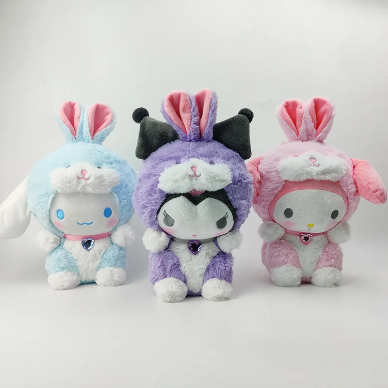 60pcs Cartoon Love Diamond Rabbit Cos Costume Sanrio Kuromi My Melody ...