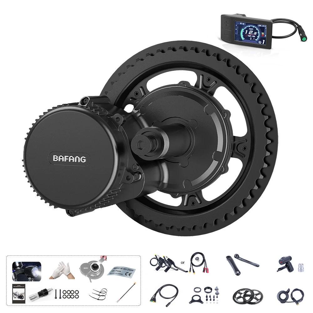 品質満点 Bafang Mid Drive Motor 1000W 750W 500W 350W 250W Electric Bike Conversion Kit BBS03 BBS02B ...