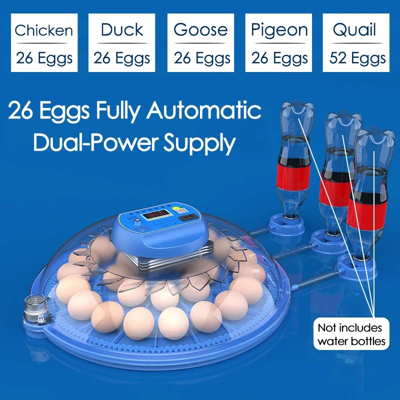 26 Flying Saucer Egg Incubator Full Automatic Temperature Control Farm ...