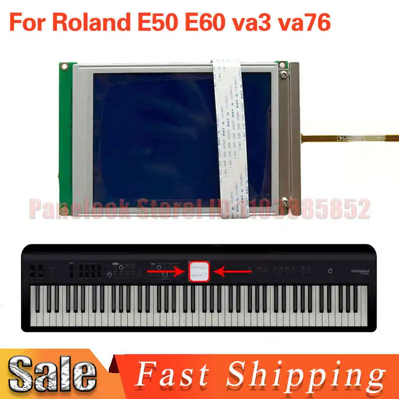 LCD Screen Display Panel Touch Panel Digitizer For Roland E50 E60 va3 ...