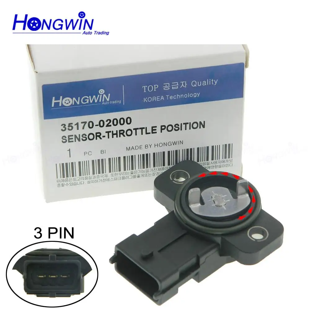 35170 02000 Throttle Position Sensor Fits Hyundai i10 06 Kia Morning ...