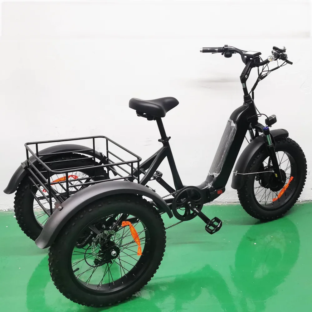 Joyebikes-Tricycle électrique à trois roues pour adultes, vélo cargo à ...