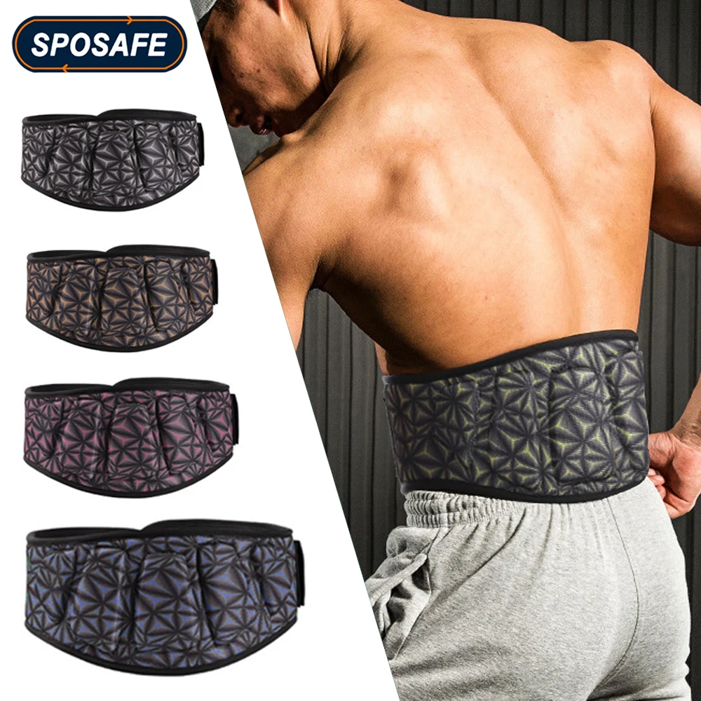 Sports-Lumbar-Back-Support-Belt-Weight-Lifting-Gym-Waist-Belt-Men-Women ...