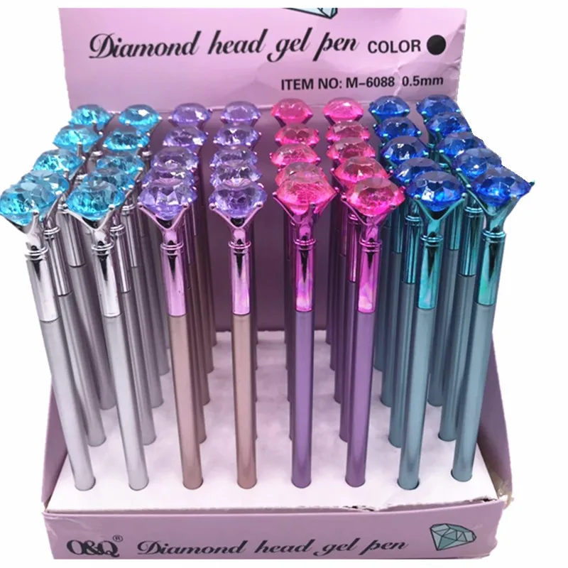 1pc New Color Diamond Head Gel Pen Korean Students Creative Stationery ...