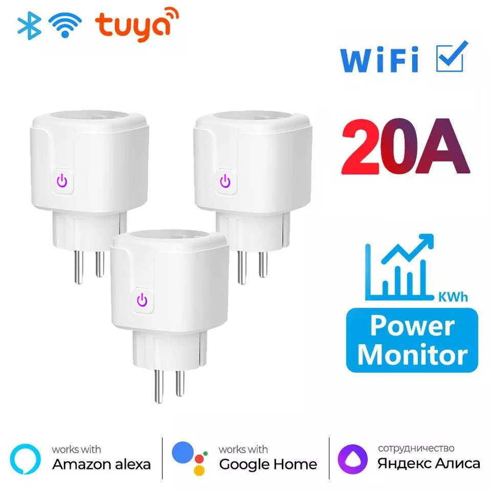 Tuya-WiFi-Smart-Plug-20A-EU-Plug-Wireless-Socket-Timer-Plug-Voice ...