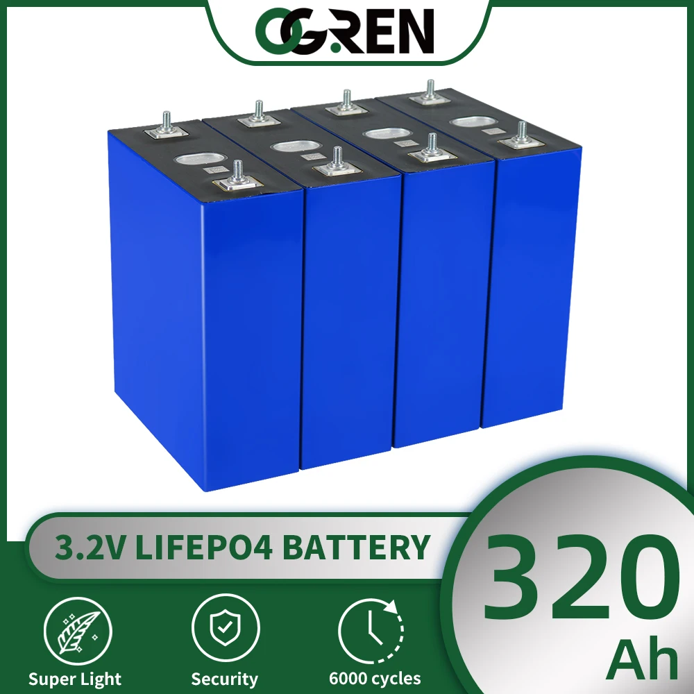 3-2V-Lifepo4-320AH-Battery-Cell-Lithium-iron-Phosphate-Battery-Pack-12V ...