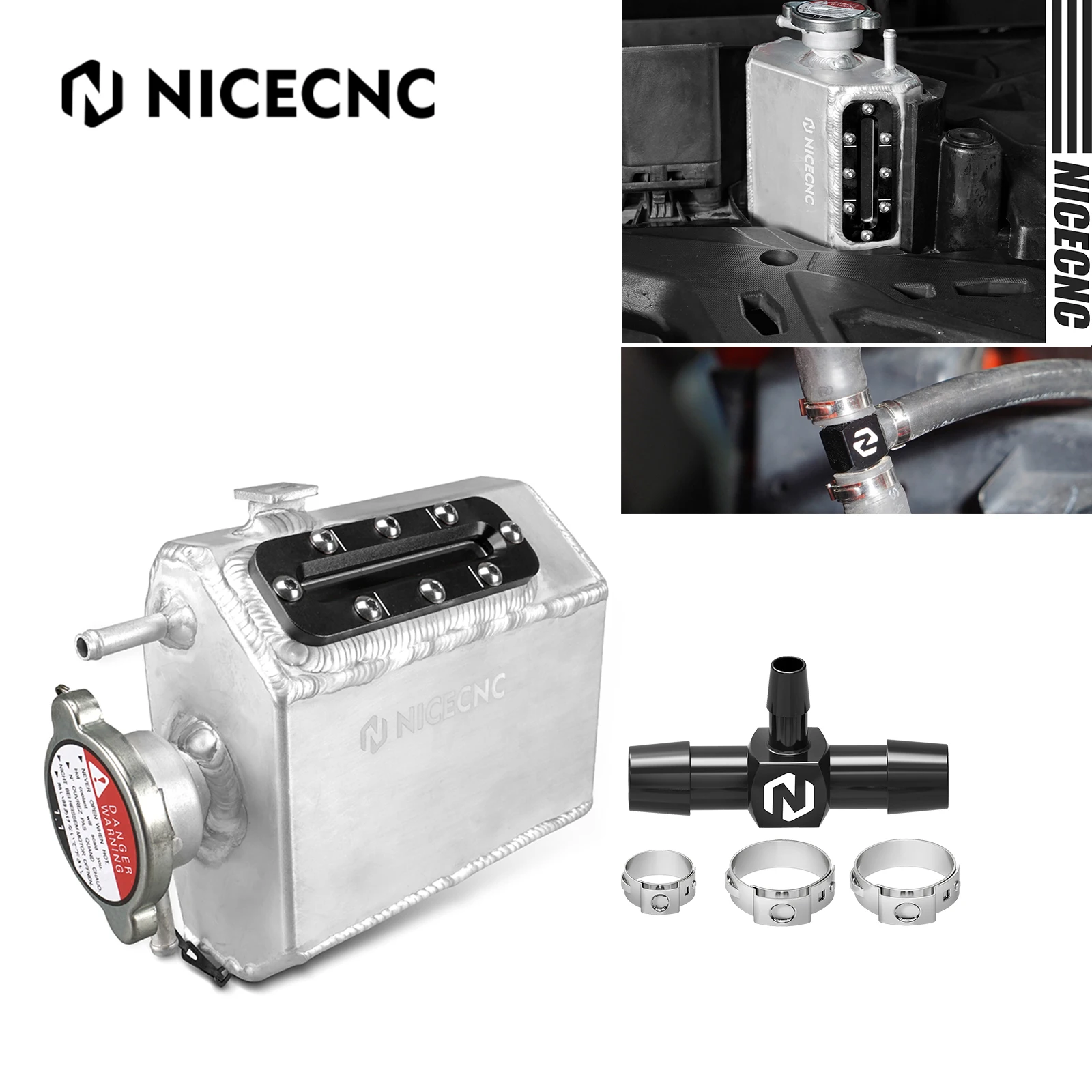 UTV-X3-Coolant-Reservoir-Tank-Coolant-T-Fitting-Kit-For-Can-Am-Maverick ...