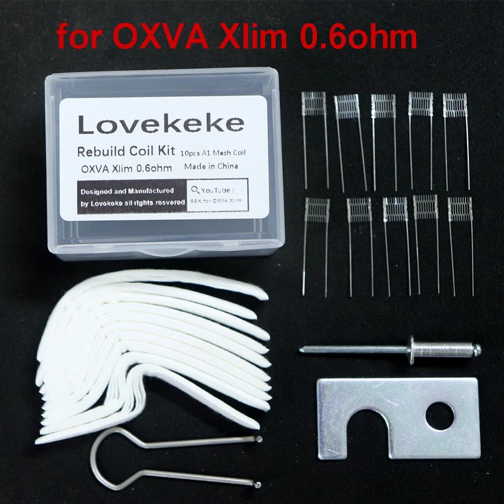 1 Box Lovekeke DIY Tool Rebuild Kit for RBK ARGUS 0.6ohm