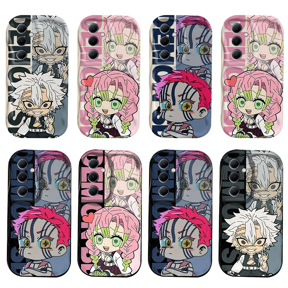 Anime-Demons-Slayers-3D-Wave-Case-For-Samsung-A73-A72-A71-A55-A54-A53 ...