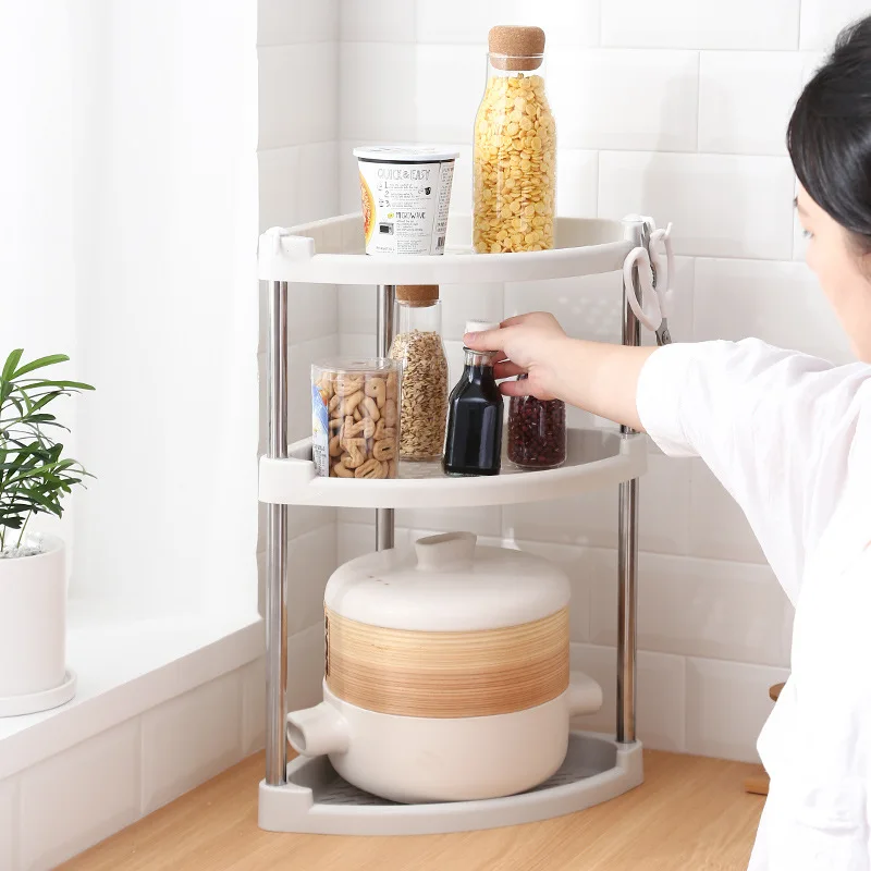 2-3-Layers-Triangle-Kitchen-Counter-Shelf-Storage-Organizer-Corner ...