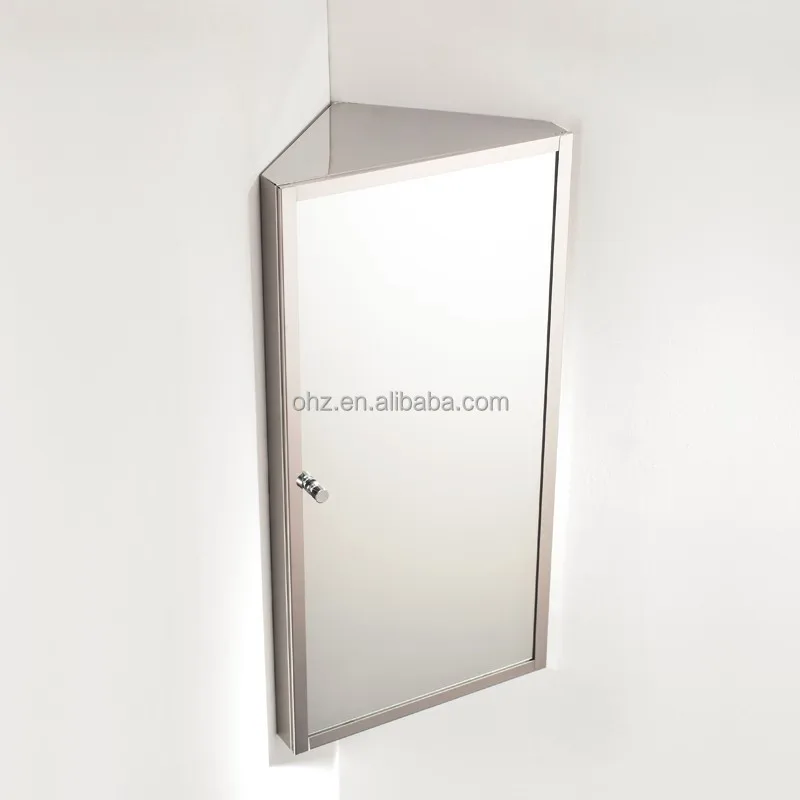 Stainless Steel Corner Cabinet For Small Bathroom