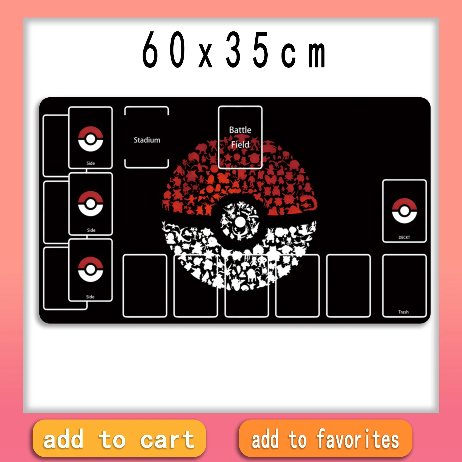 New TCG PTCG Battle Playmat Game Collection Cards Mat Scarlet Violet ...